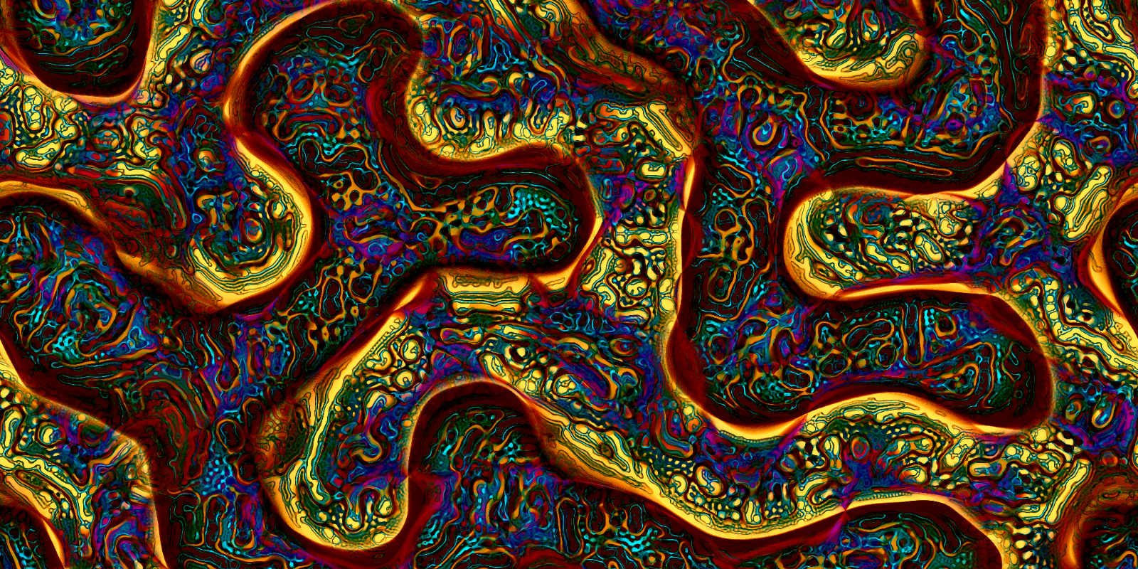 Mesmerizing multi-scale Turing patterns in R with Rcpp | A Random Walk